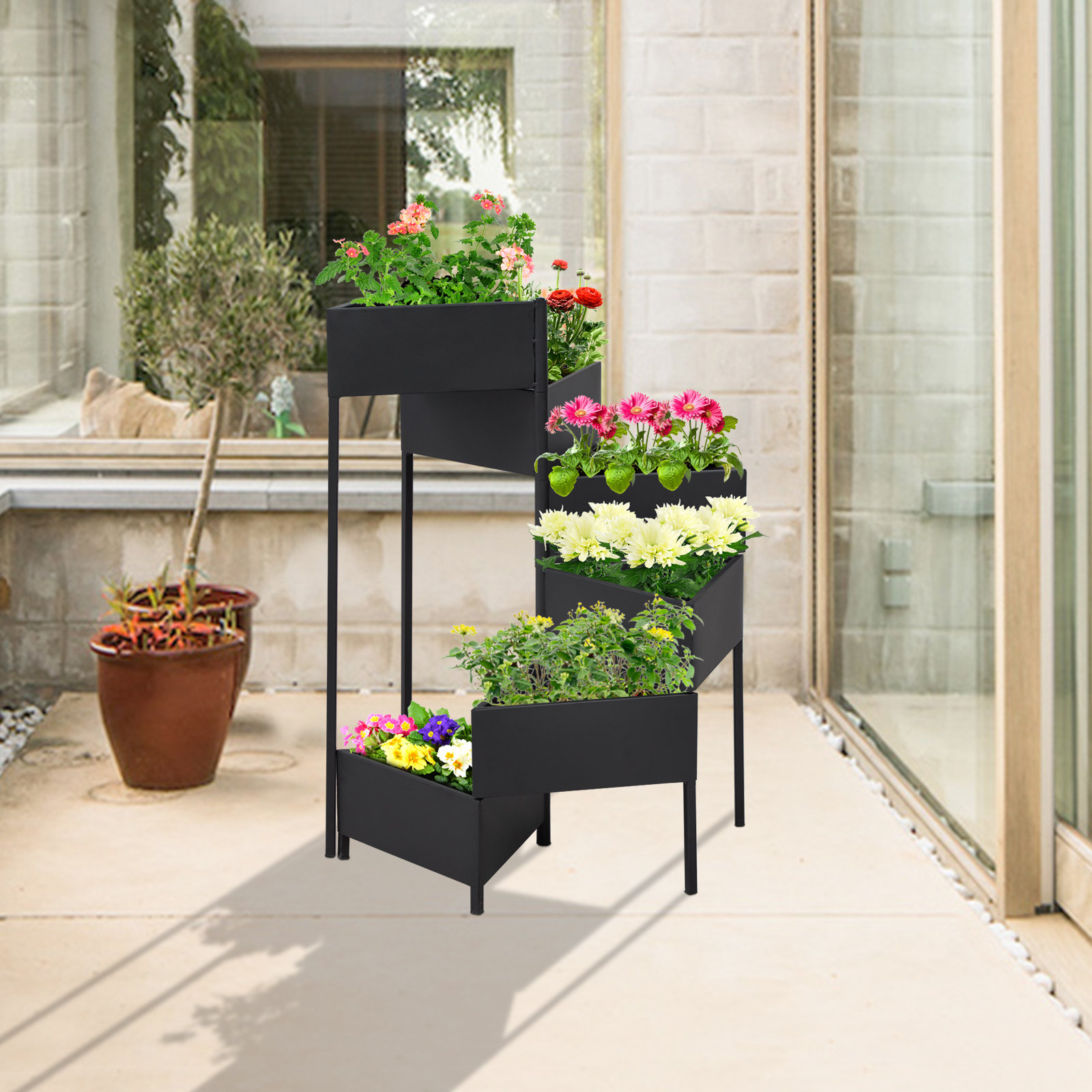 Arlmont & Co. Nierenberg Metal Vertical Garden | Wayfair
