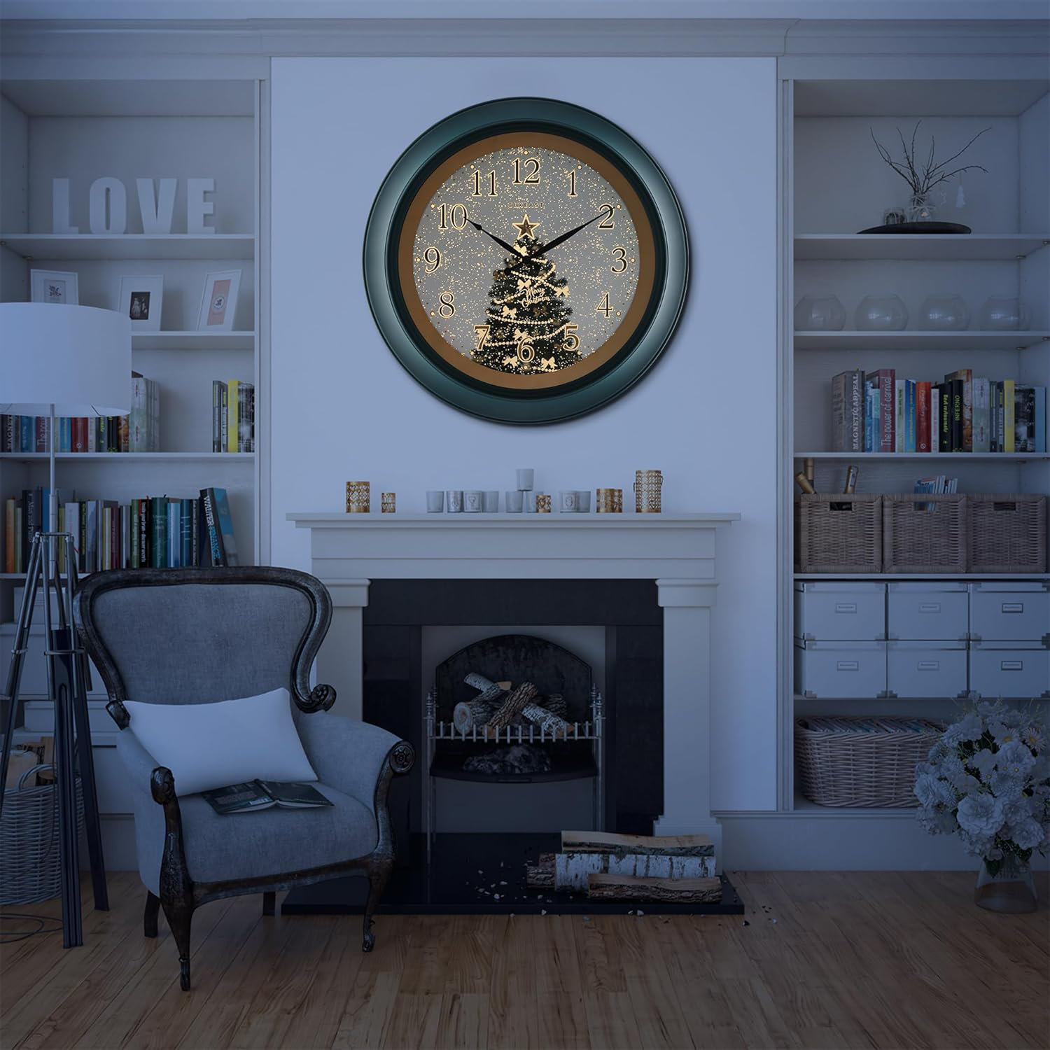 The Holiday Aisle® 18" Wall Clock | Wayfair