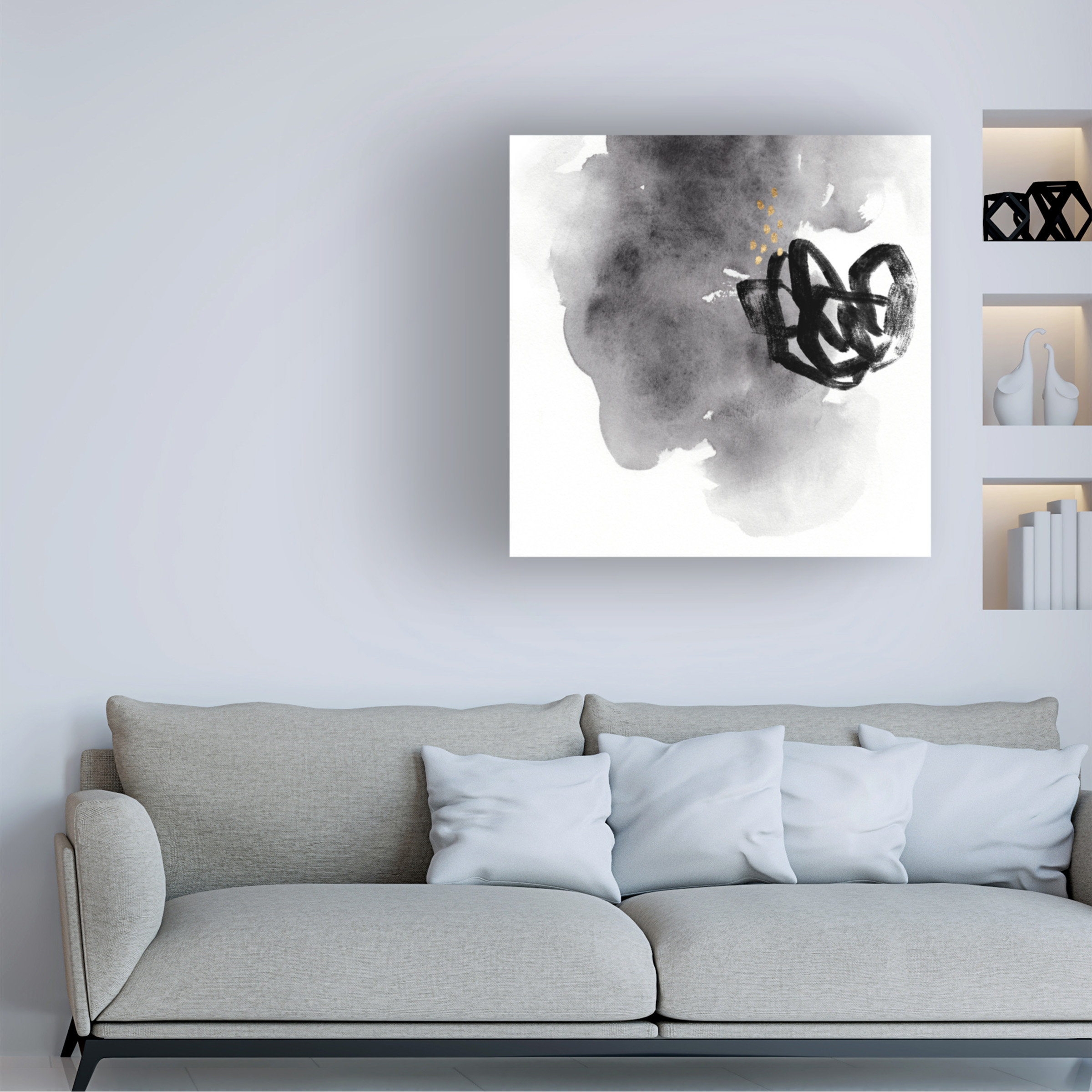 Wrought Studio " Monograph V " by Jacob Green Painting Print - Wayfair ...