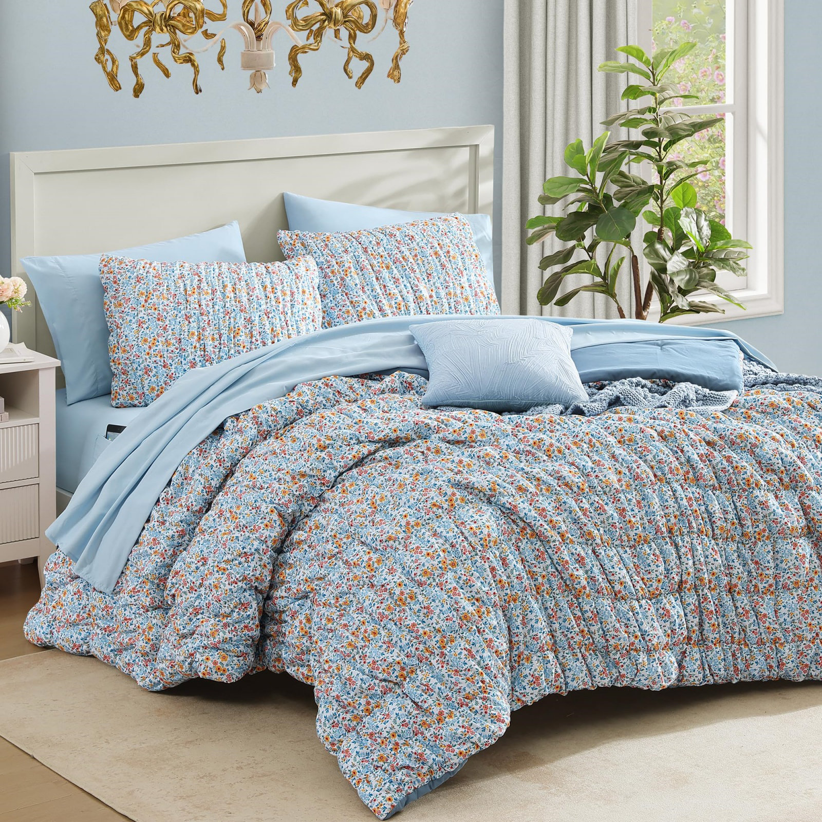 ZENMIT Classic Puff Floral Bedding Sets for All Seasons | Wayfair