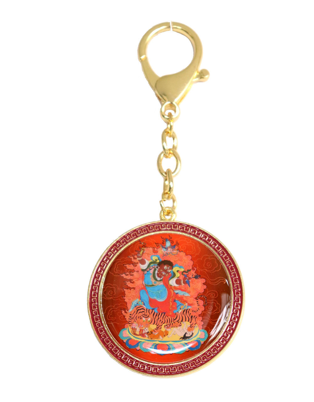 Feng Shui Import Dorje Drolo Scorpion Amulet Key Chain | Wayfair