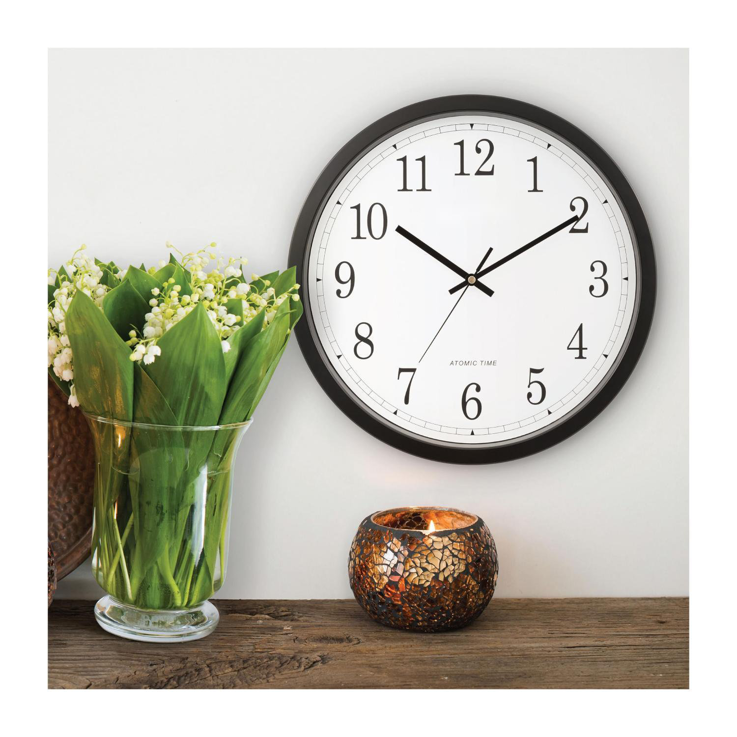 Latitude Run® Wall Clock, Plastic, 14-Inch Dia - Wayfair Canada
