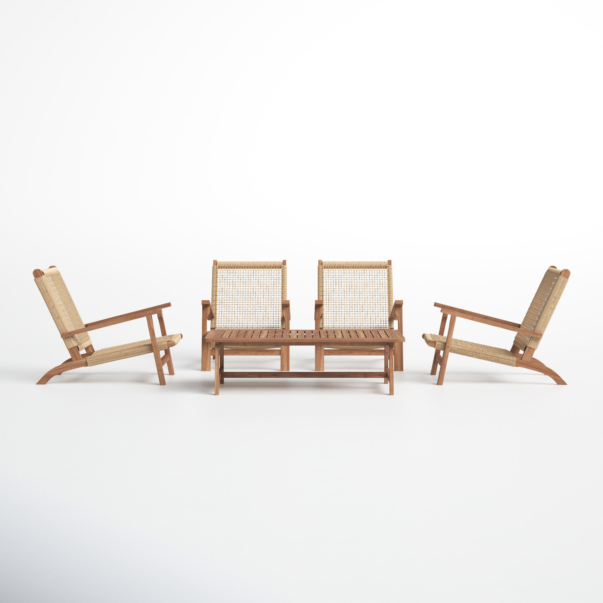 Joss & Main Kismet 5-Piece Chairs Seating Group & Reviews | Wayfair