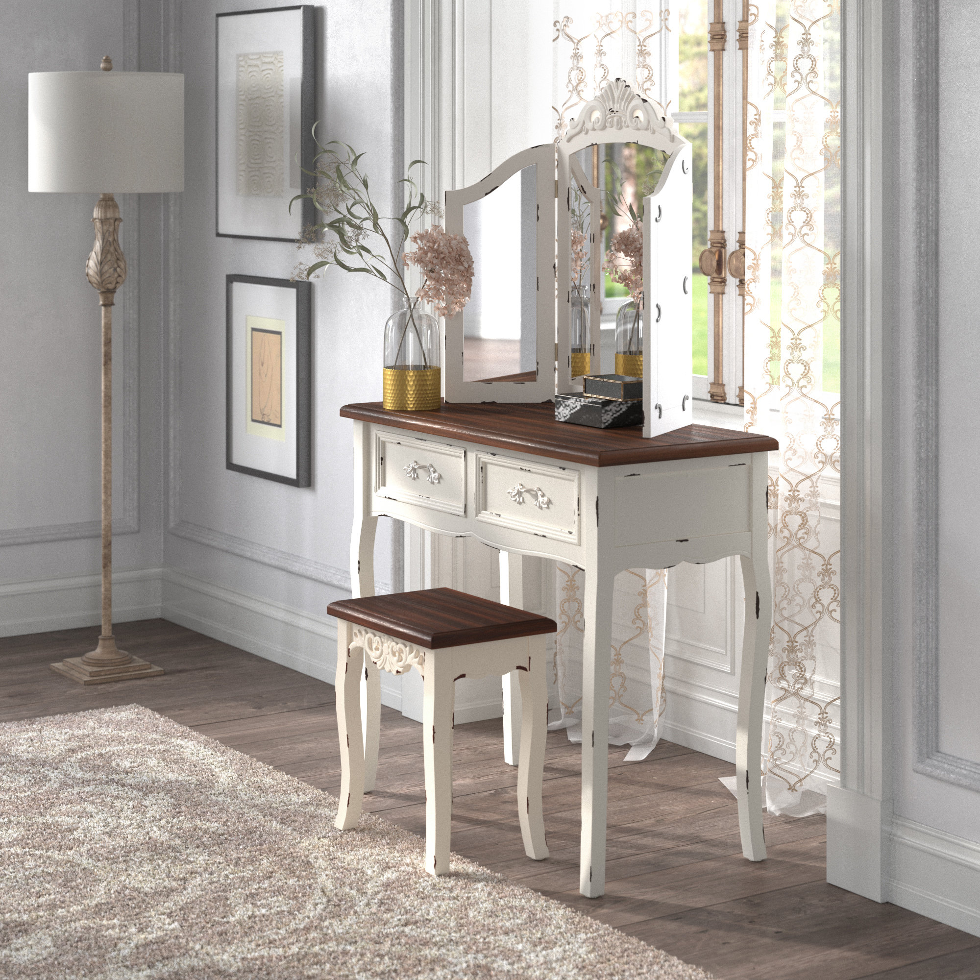 One Allium Way® Bancora Vanity | Wayfair