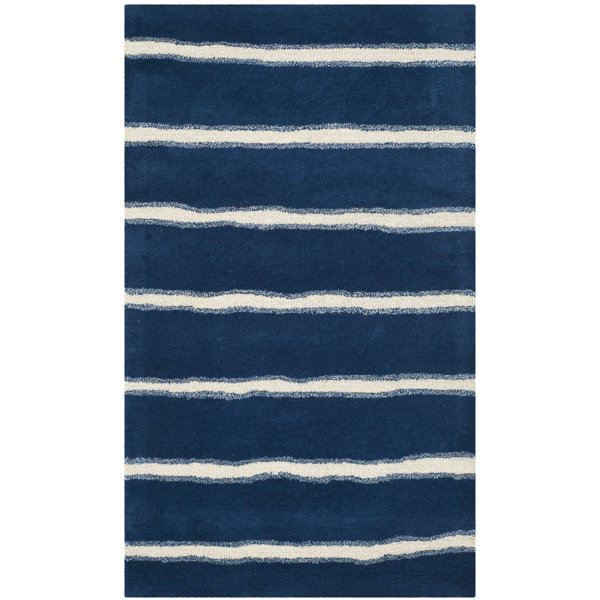 Blue Striped Area Rugs You'll Love | Wayfair