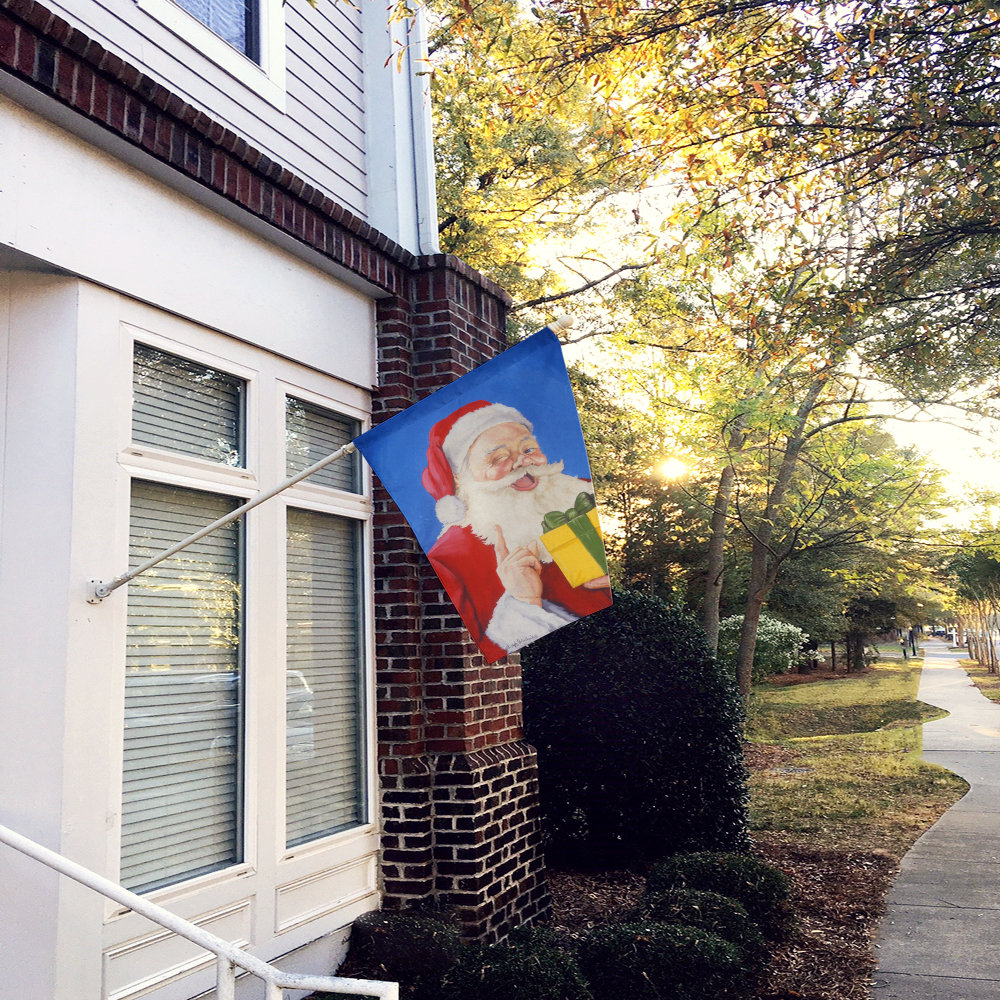 The Holiday Aisle® Inia 2-Sided Polyester 40 x 28 in. House Flag | Wayfair