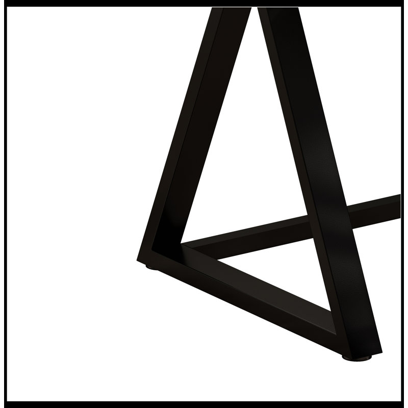 17 Stories Modern Design Kitchen Dining Table, Pub Table with X-Shaped ...