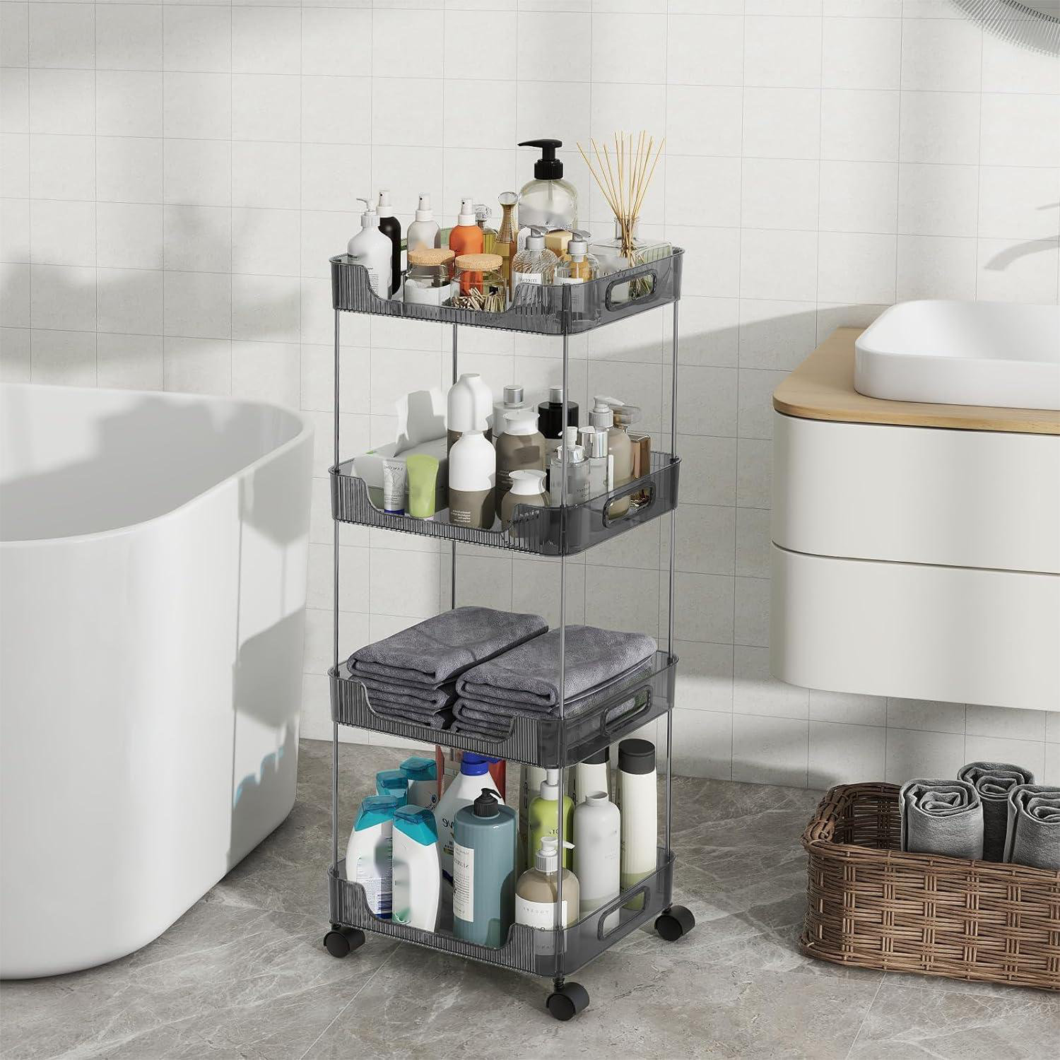 Elaine Mercure Chariot utilitaire avec roues H 27,56 po x l 12,99 po - Wayfair Canada