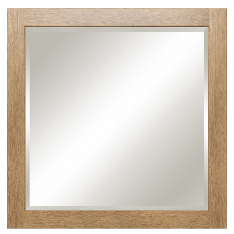 Loon Peak® Daley Wood Rectangle Wall Mirror | Wayfair