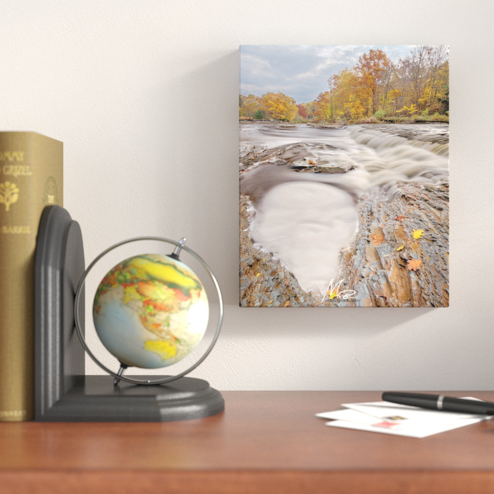 Millwood Pines 'Frothy River Pool' Photographic Print on Canvas | Wayfair