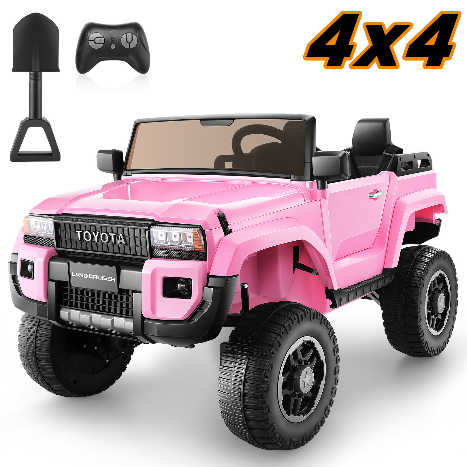 Homdox 24V 2 Seater Ride On Toys Electric Truck Car With Remote Control ...