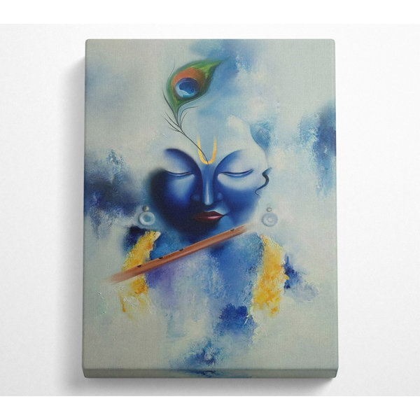 ClassicLiving Peacock Feather God - No Frame Art Prints on Canvas ...