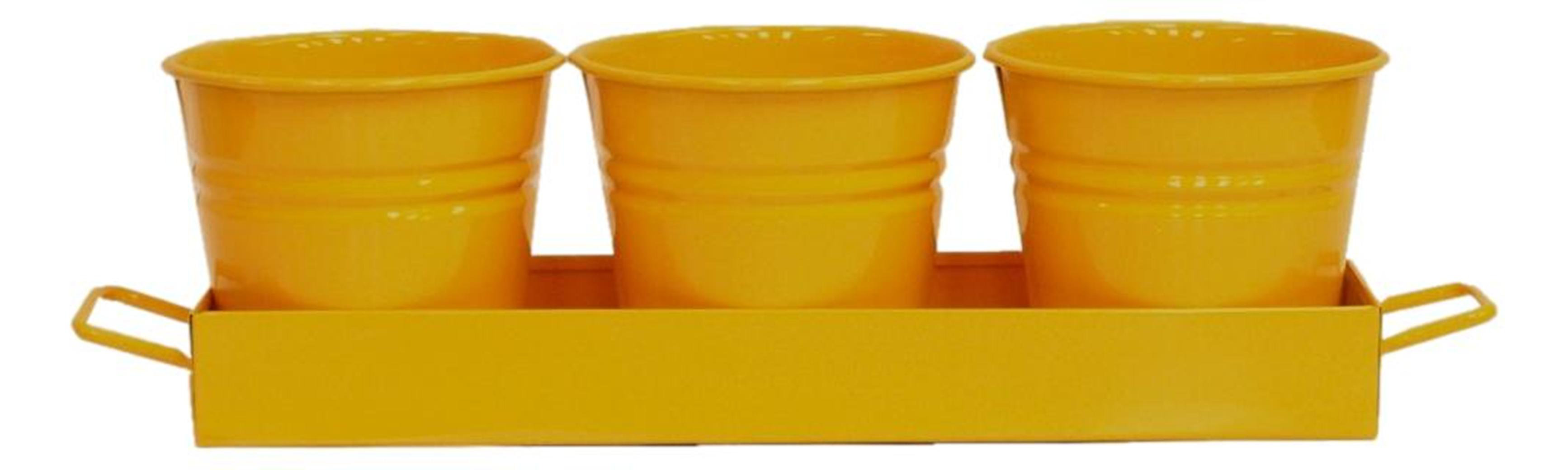 August Grove® Verdugo Metal Pot Planter & Reviews | Wayfair