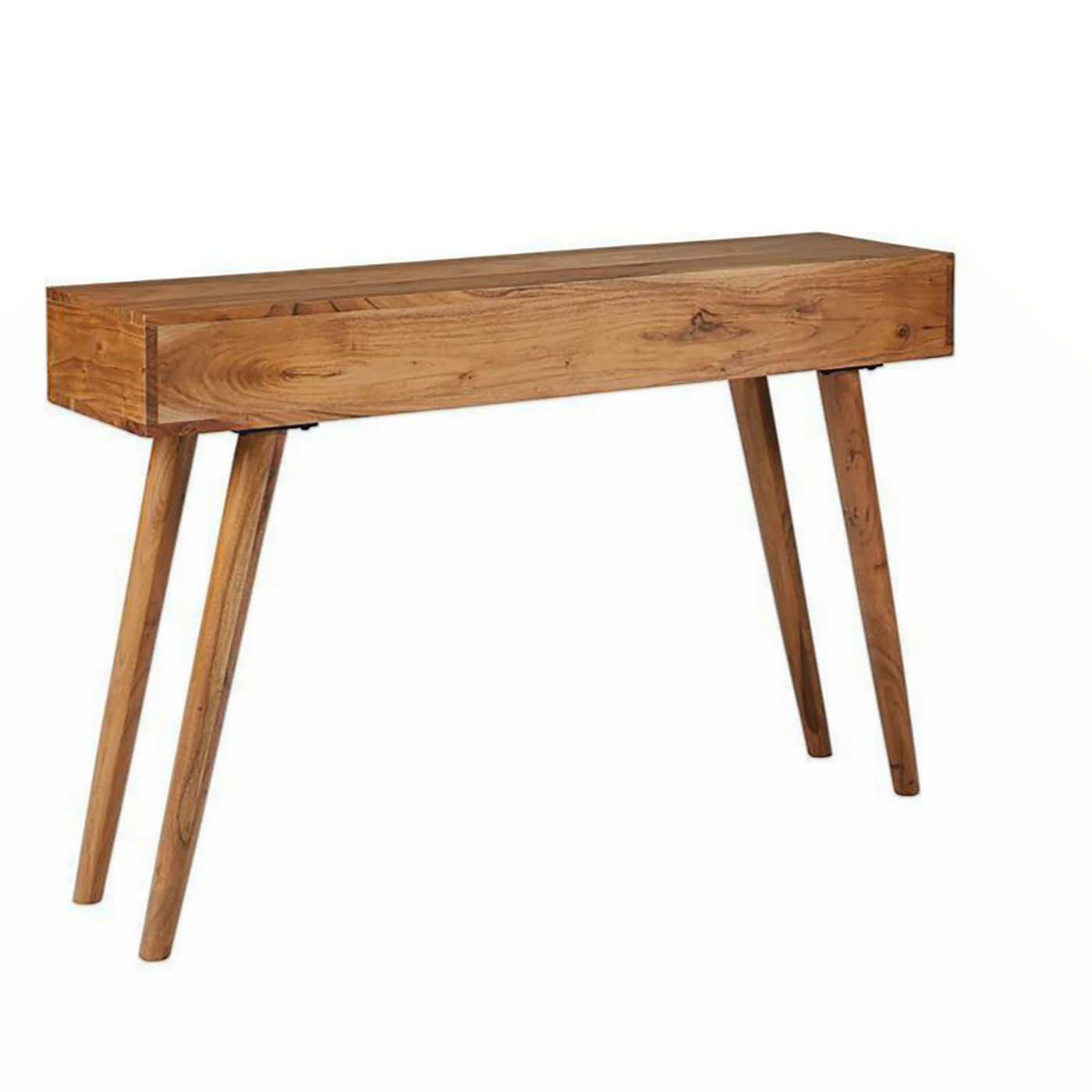 Corrigan Studio® Rodneka Natural 2-Drawer Console Table | Wayfair