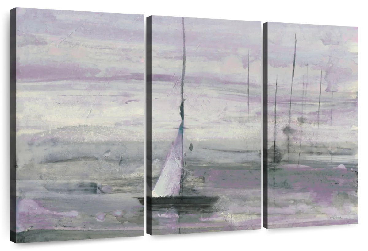 Ebern Designs Mehar Ice Sailing Purple | Wayfair