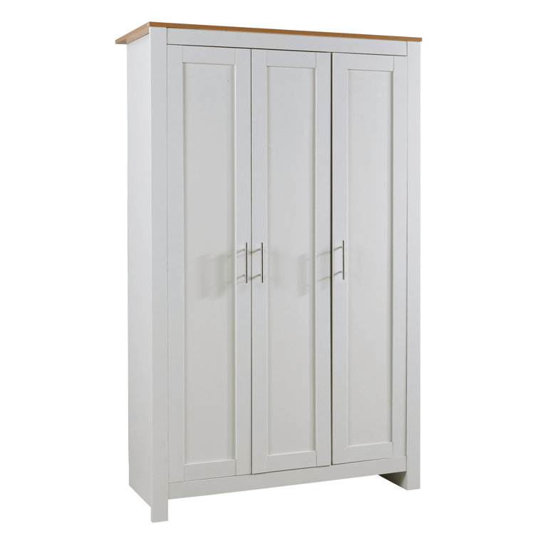 Marlow Home Co. Anferne 3 Door Manufactured Wood Wardrobe | Wayfair.co.uk