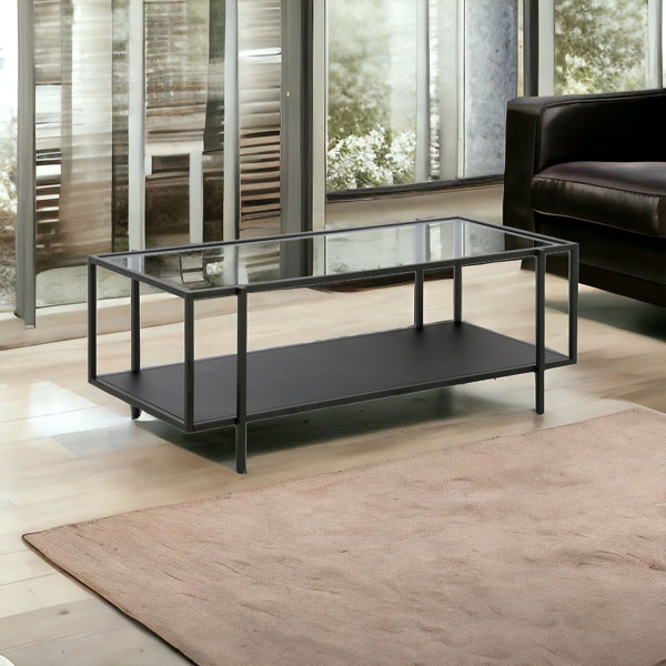 Latitude Run® Vireo 4 Legs Coffee Table with Storage & Reviews | Wayfair