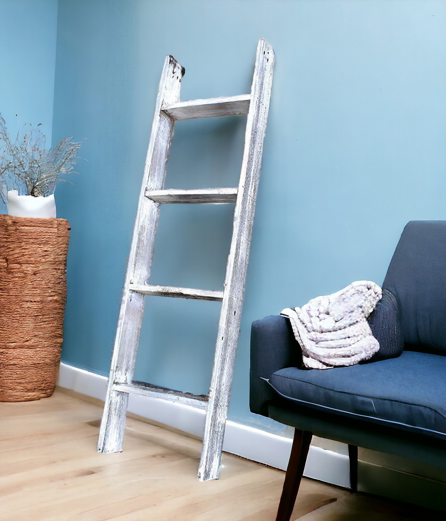 Union Rustic Orla Rustic Step Wood Ladder Shelf & Reviews | Wayfair