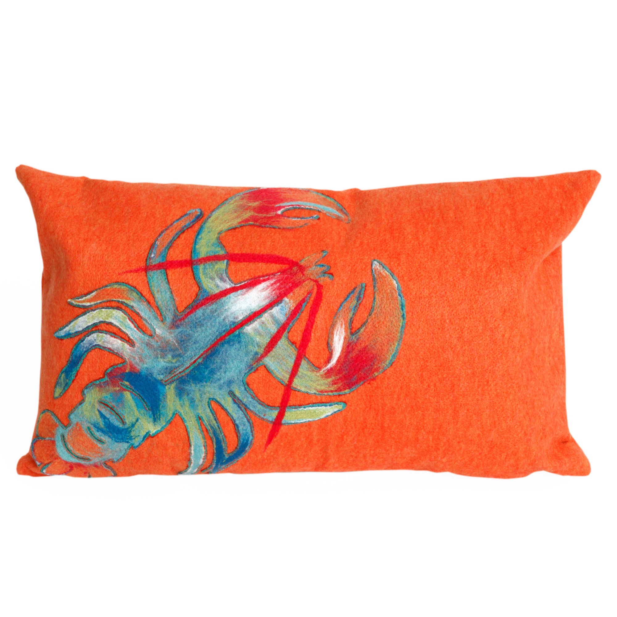 Liora Manne Vision II Lobster Lumbar Pillow | Wayfair