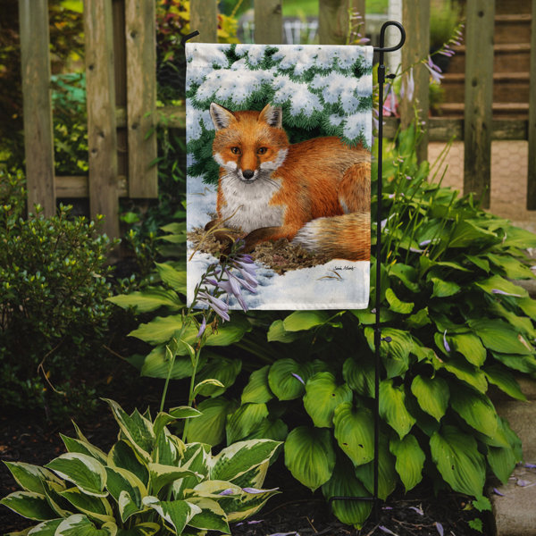 Caroline's Treasures Fox 2-Sided Garden Flag | Wayfair