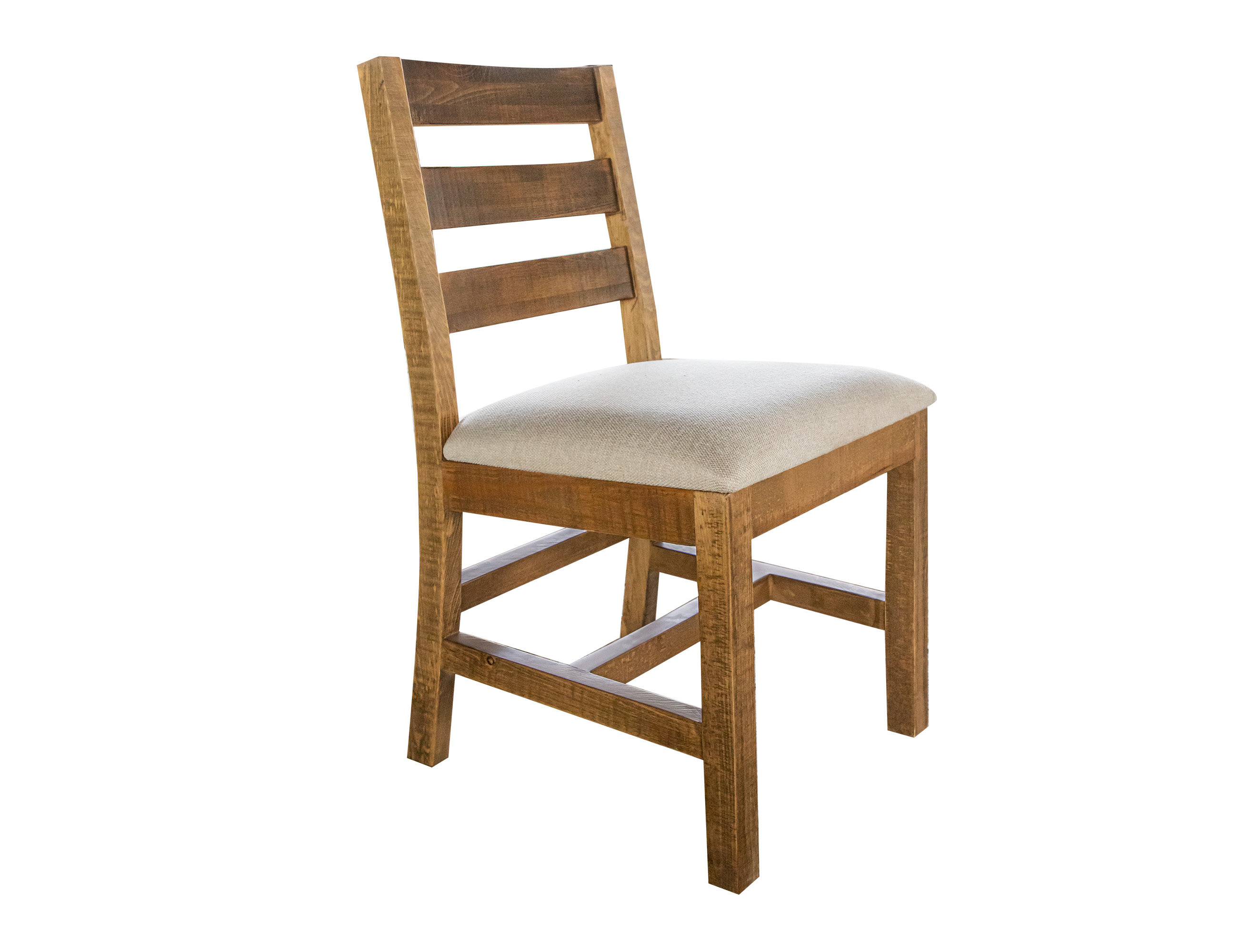 Millwood Pines Dobby Solid Wood Chair Upholstered Seat | Wayfair