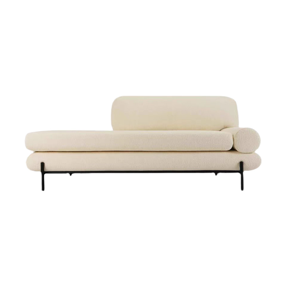 SUPROT Ergonomic And Lamb Fleece Chair. Upholstered Chaise Lounge | Wayfair
