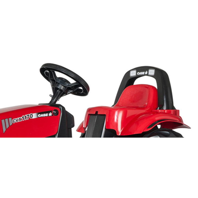 ROLLYTOYS Rolly Toys Kid Case CVX 1170 Tractor with Roll Bar & Trailer ...