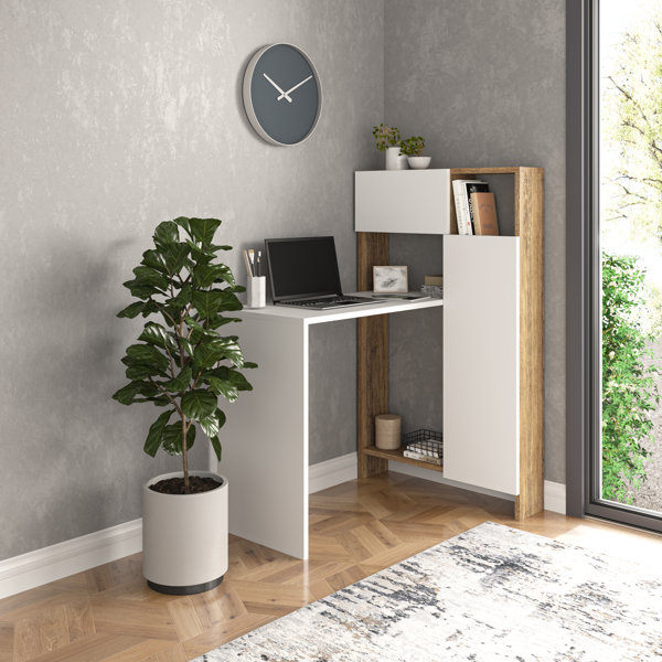 Latitude Run® 3 Tier Modern Desk - Wayfair Canada