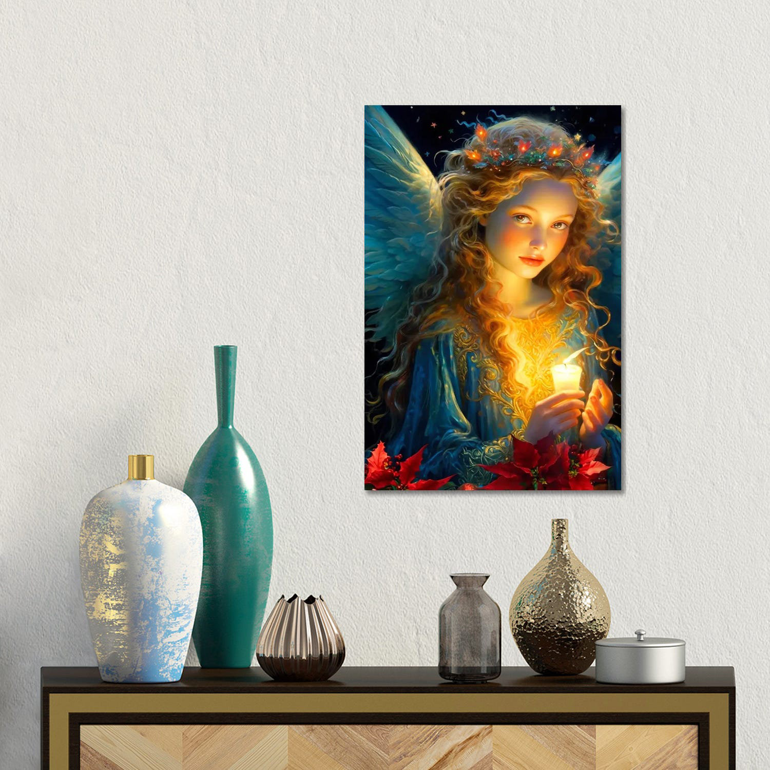 The Holiday Aisle® Christmas Vigil - Wall Art Print - Wrapped Canvas ...