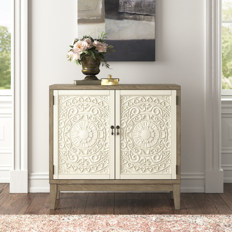 Kelly Clarkson Home Lorene Solid Wood 2-Door Accent Cabinet & Reviews ...
