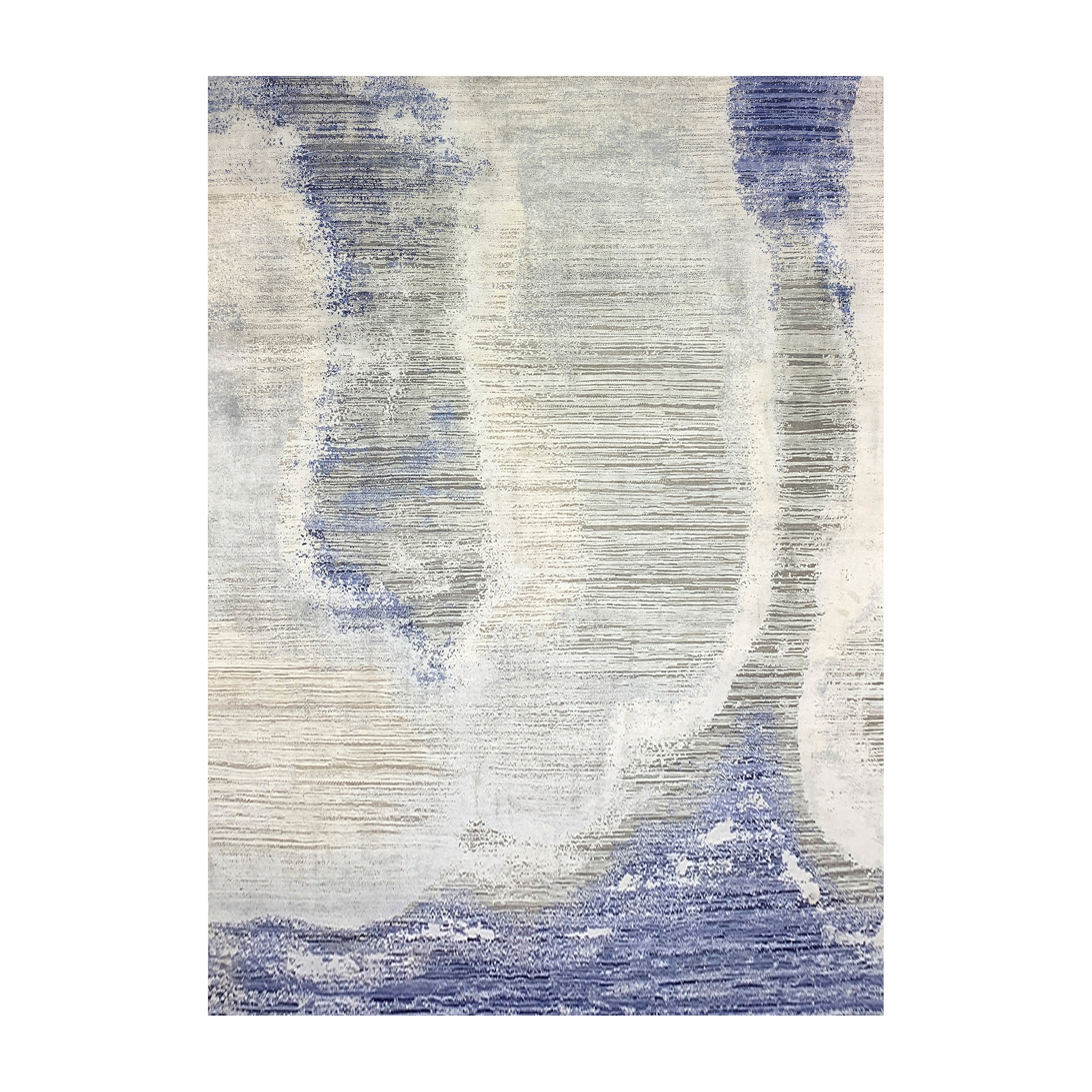 Bokara Rug Co., Inc. Canterbury High-Quality Hand-Knotted Gray/Beige ...