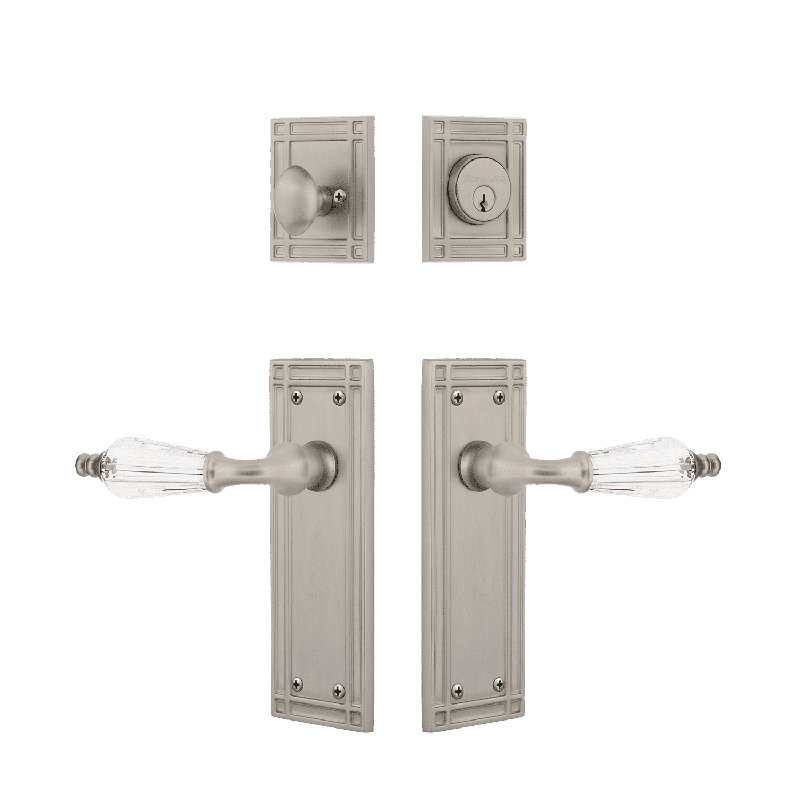 Nostalgic Warehouse Mission Entry Set with Parlour Crystal Lever | Wayfair