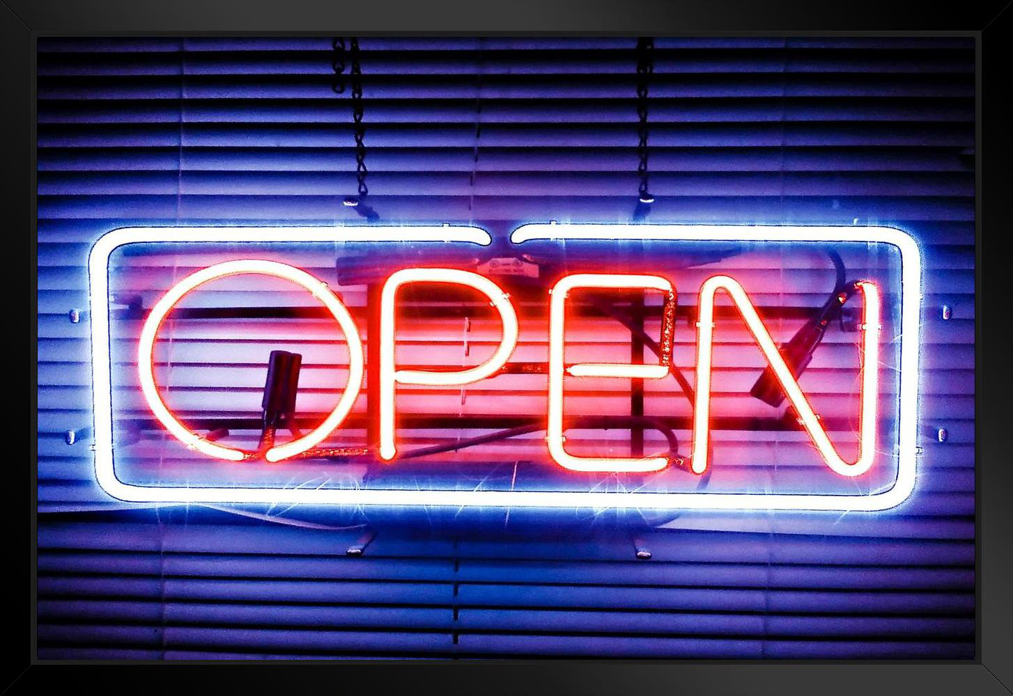 Trinx " Neon Store Open Sign " | Wayfair