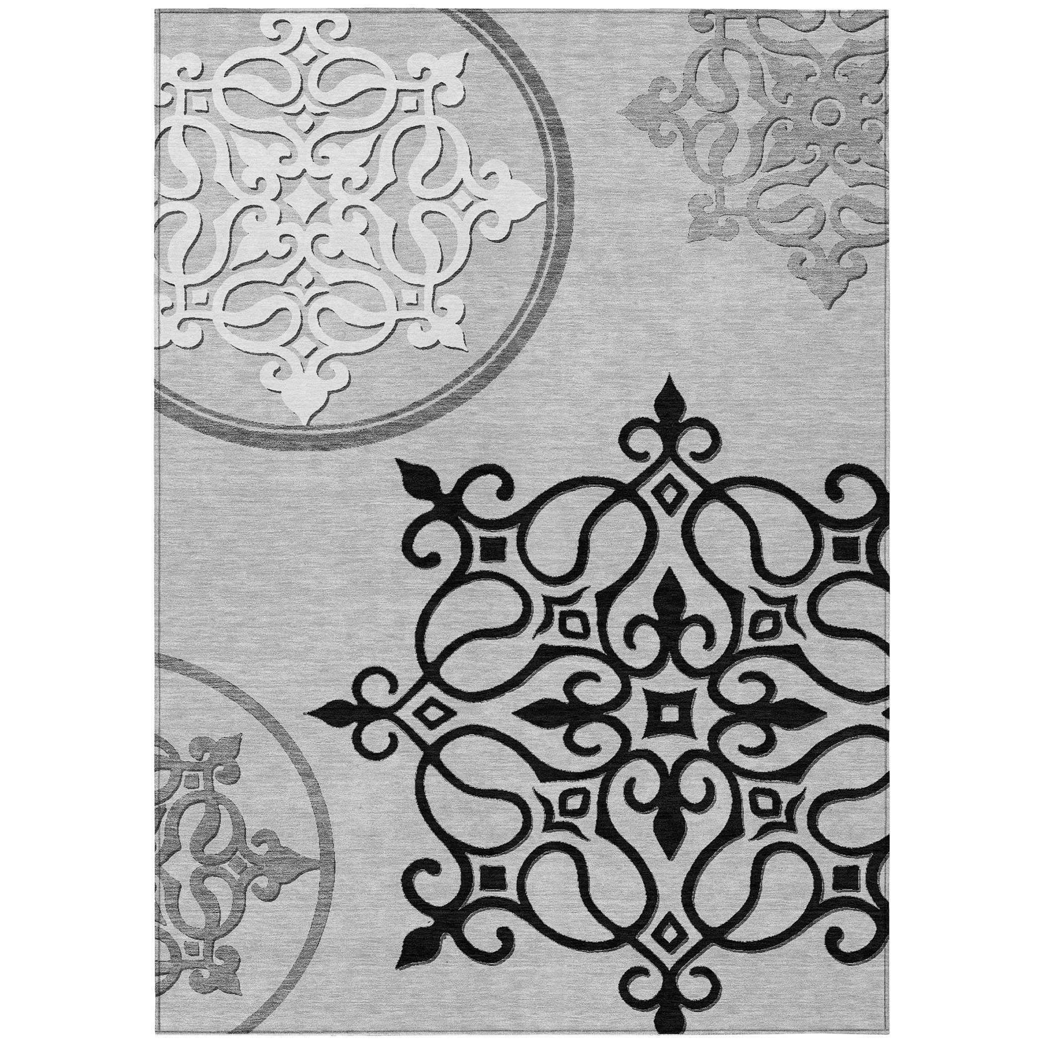 Bungalow Rose Machine Washable Indoor/Outdoor Chantille ACN874 ...