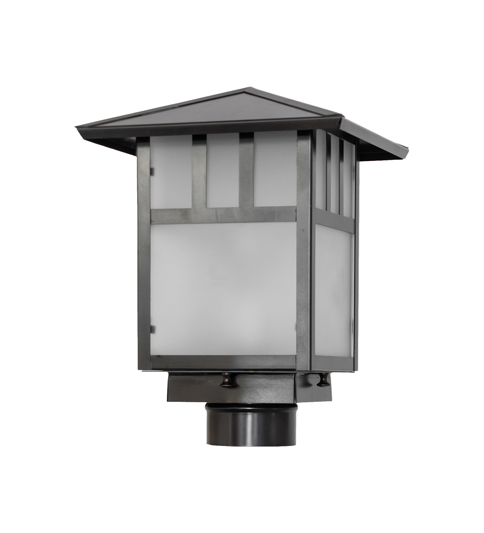 Canora Grey 9" Square Seneca Double Bar Mission Post Mount | Wayfair