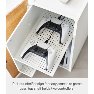 Yamazaki Home Video Game Storage Cabinet, Steel | Wayfair