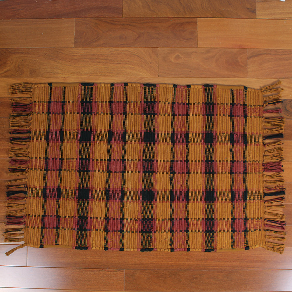Rosalind Wheeler Homestead Gold Rag Rug Runner Rug - Wayfair Canada
