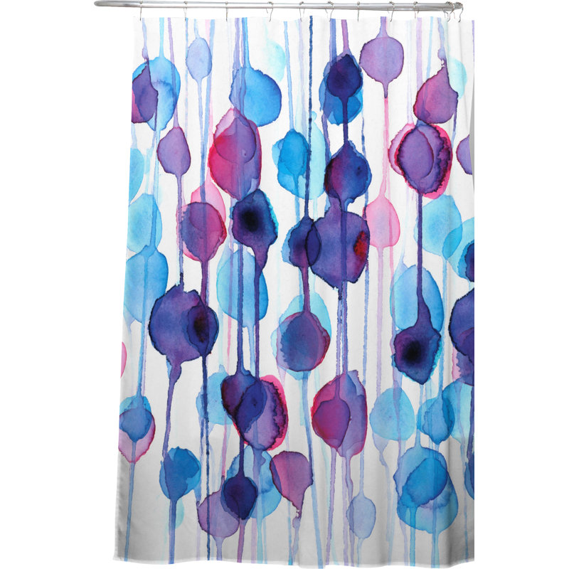 East Urban Home Berwyck Abstract Single Shower Curtain & Reviews | Wayfair