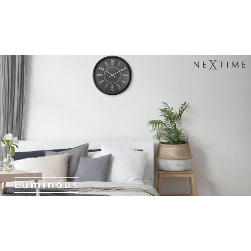 Nextime Metal Wall Clock | Wayfair