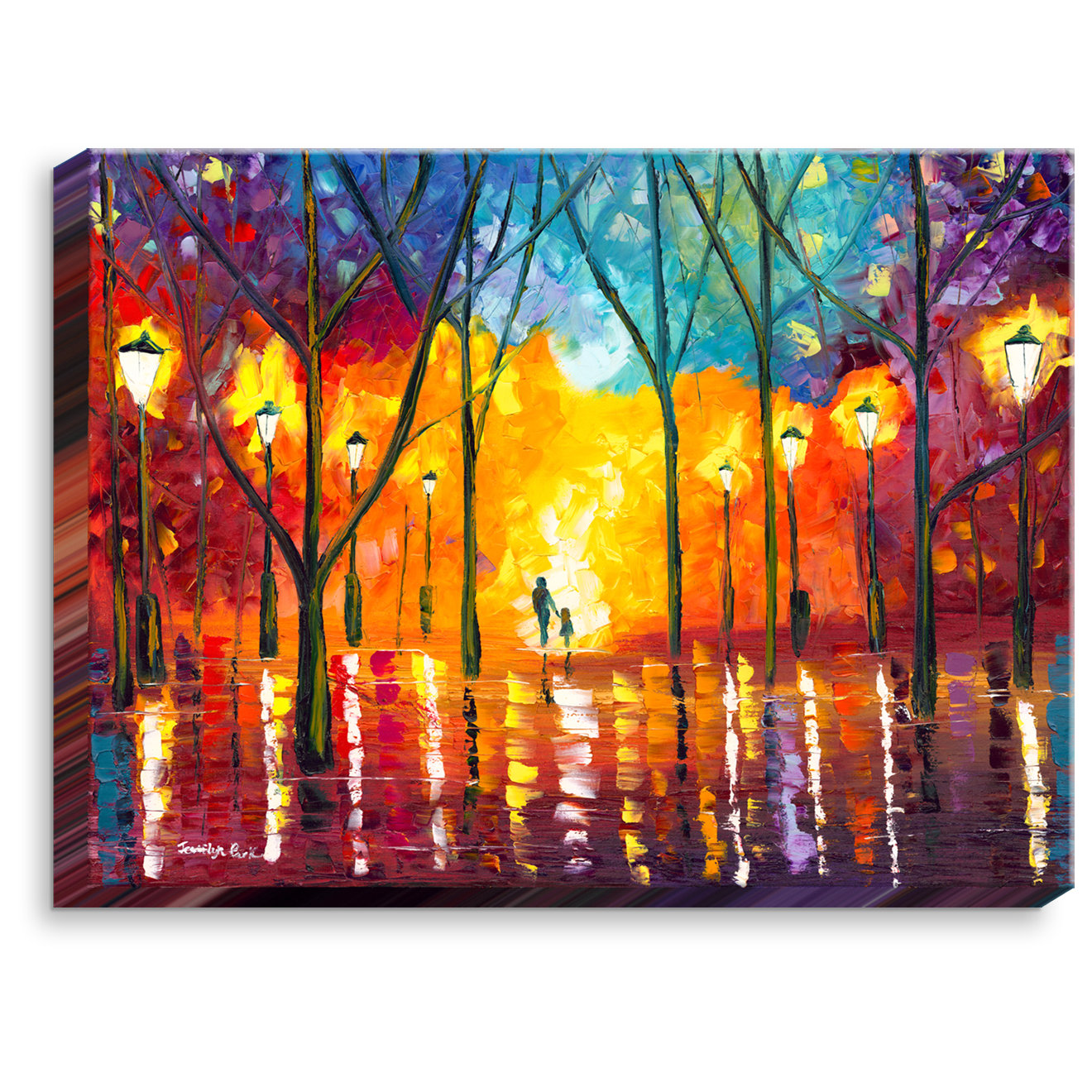 DiaNoche Designs 'Guiding Light' by Jessilyn Park Painting Print on ...