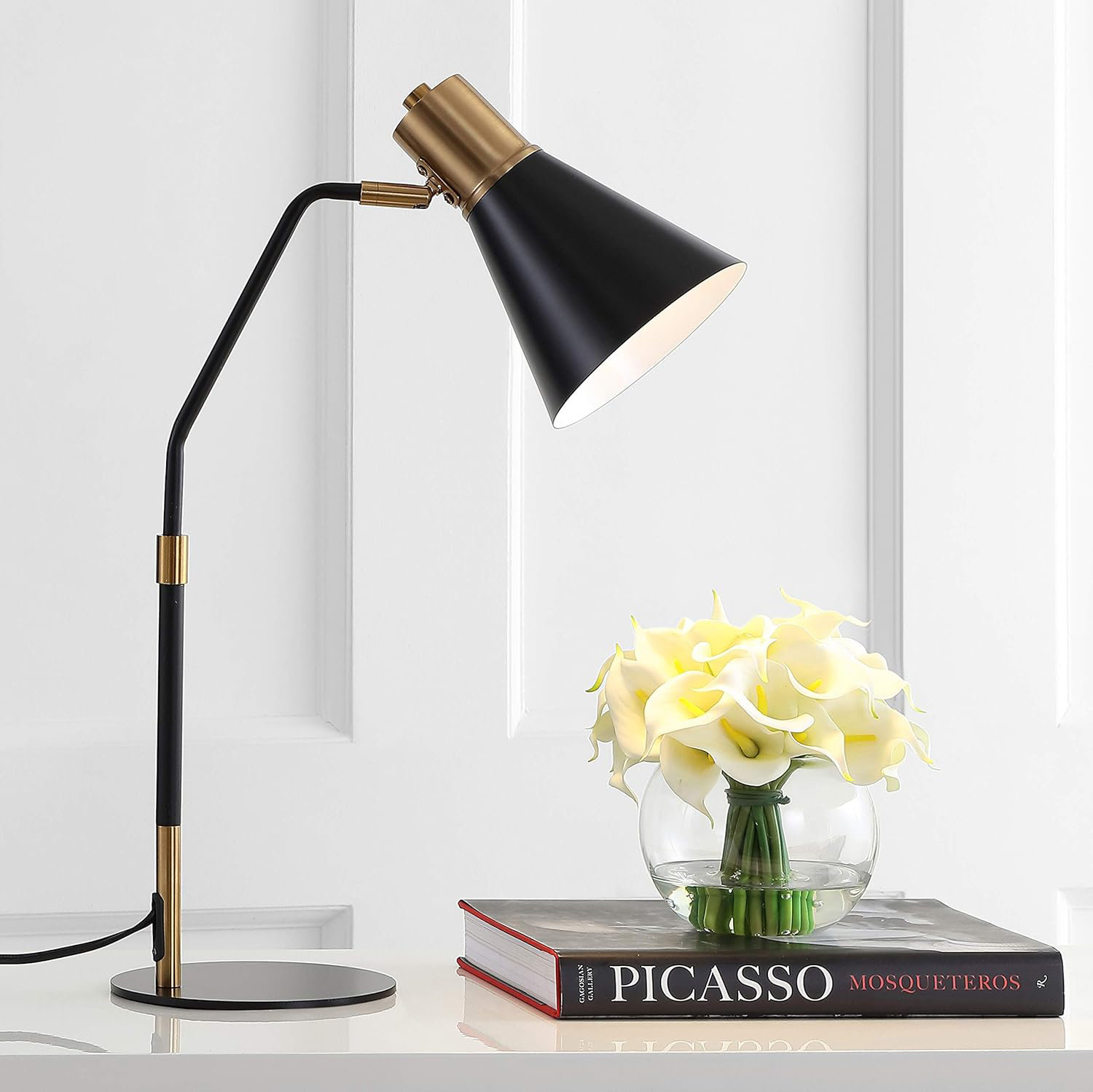 Corrigan Studio Metal Led Task Lamp With Energy-Saving Bulbs ...