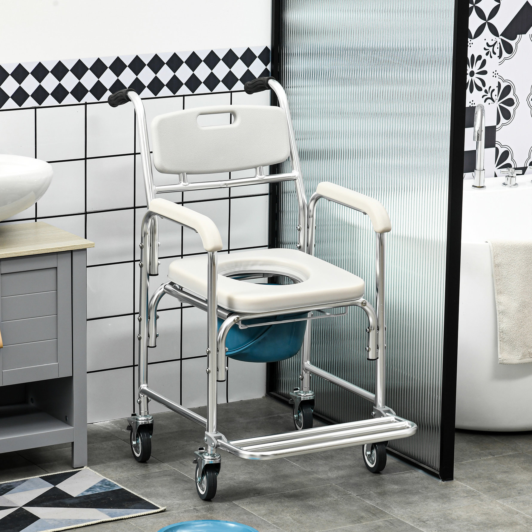 Inbox Zero 31 Chair, Gray. 330 Lbs Weight Bearing. Padded Seat ...