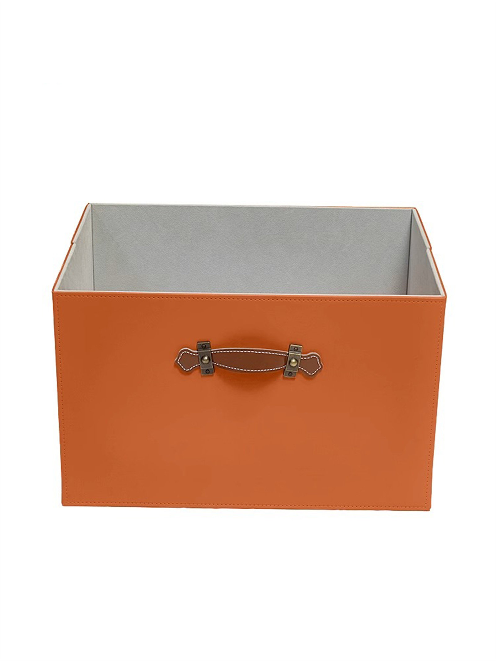 Meta Tarmor Clothing Leather Storage Bin Set | Wayfair