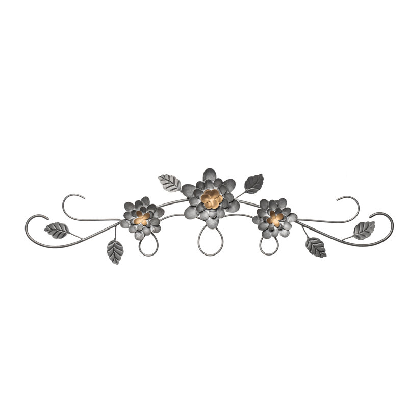Lark Manor™ Peyron Silver Metal Wall Art | Wayfair
