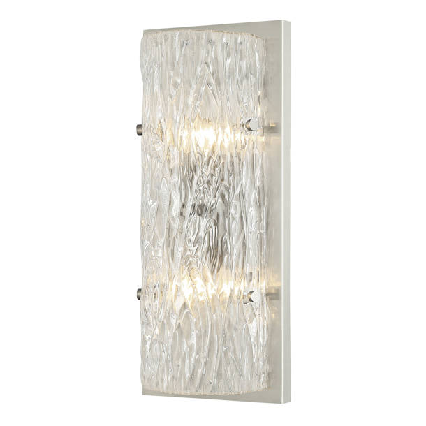Everly Quinn Steel Flush Mounted Sconce | Wayfair