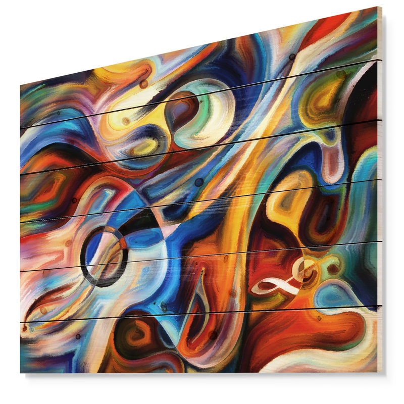 Wade Logan® Abstract Music And Rhythm Painting & Reviews | Wayfair