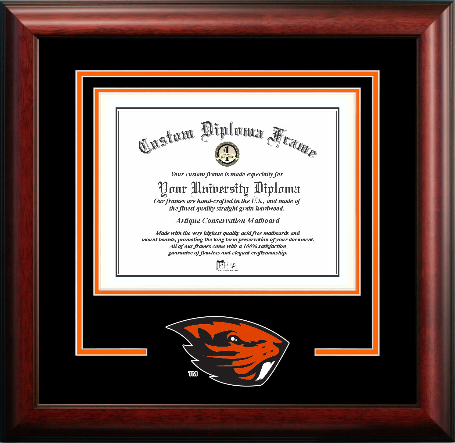 Campus Images NCAA Oregon State Beavers Spirit Diploma Frame | Wayfair