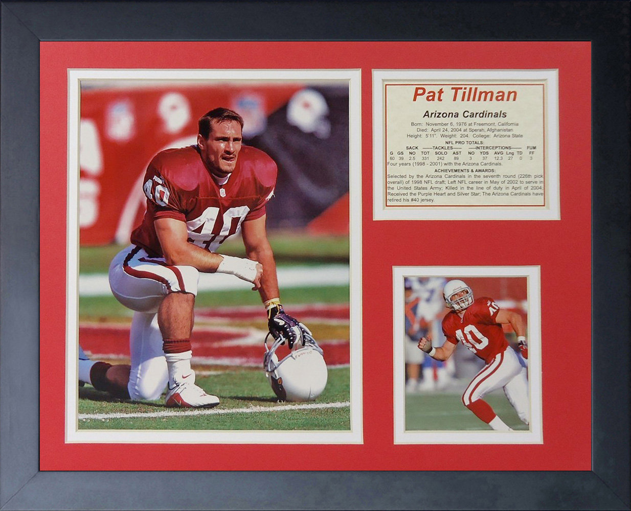 Trinx Pat Tillman Framed Memorabilia - Wayfair Canada