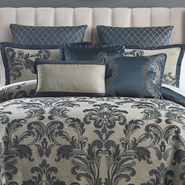 Waterford Bedding Carrick Damask Comforter Set & Reviews | Wayfair