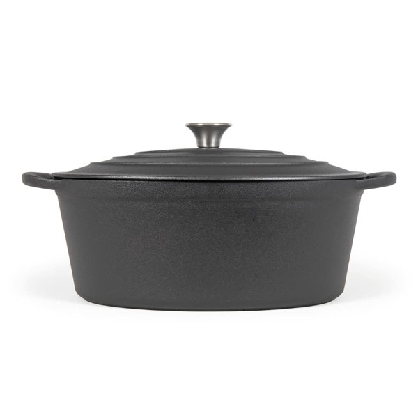 VidaXL 7L Cast Iron Round Casserole Dish | Wayfair.co.uk